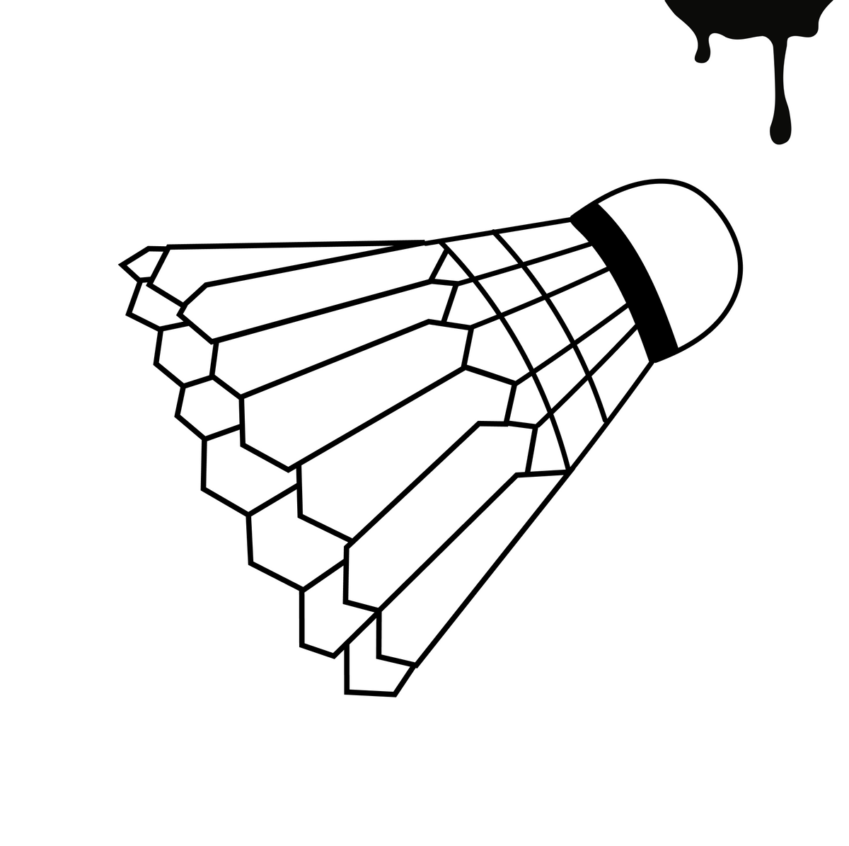 Badminton fly Temporary Tattoo – POPINK